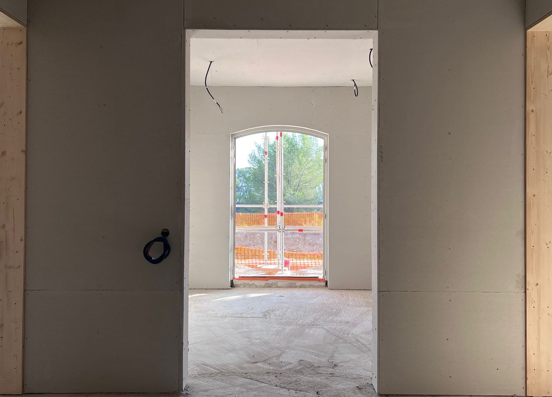 Monter une cloison avec du fermacell® - Domaine des Belles âmes