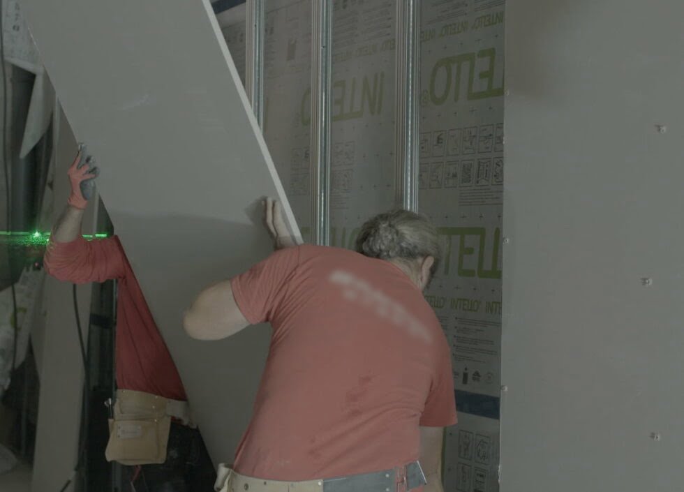 Monter une cloison avec du fermacell® - Domaine des Belles âmes